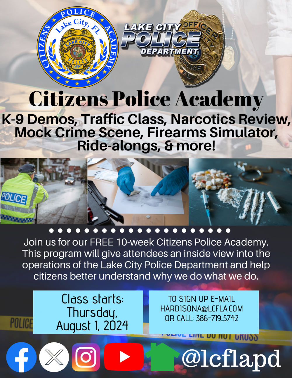 Civilian Police Academy | City of Lake City, FL
